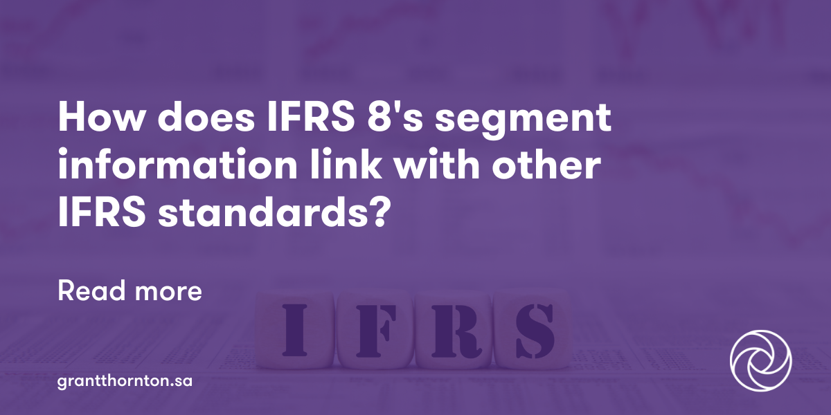 IFRS 8 - Other application issues and Standards involving operating ...