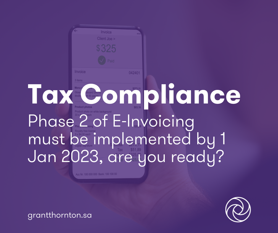 Phase Two of E-Invoicing | Grant Thornton